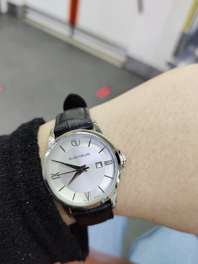 Alain Delon Classic Leather Strap Women Watch AD318-2313L Shopee ...