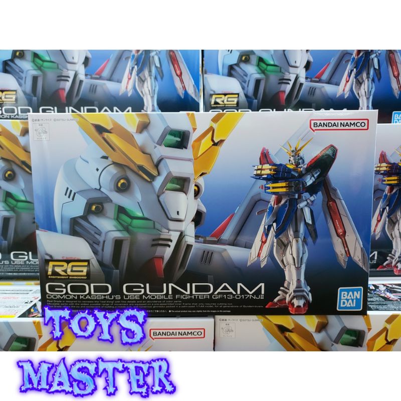 Bandai RG 1/144 Scale Mobile Fighter G Gundam: God Gundam Model Kit ...