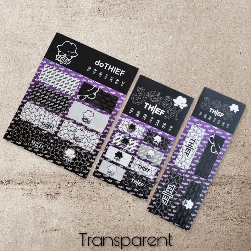 ORIGINAL THIEF STICKER PROTECT BILLETBOX BOTTOM TRANSPARENT | Shopee ...