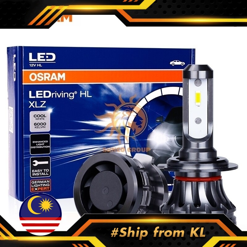 Original Osram LED Driving HL XLZ 6000K H1 H4 H7 H8 H11 H16 9012 HIR2 HB4 HB3 Car Headlight ...