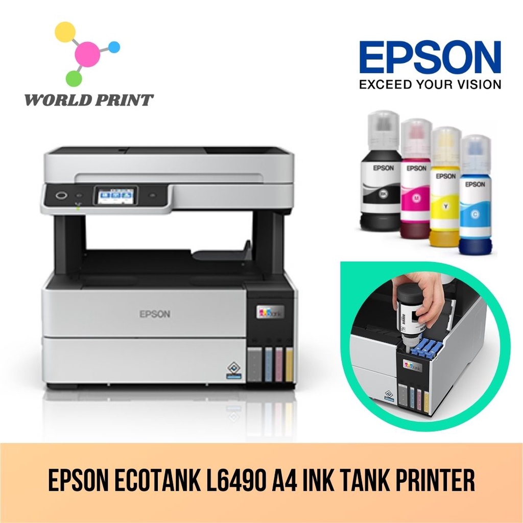 Epson EcoTank L6490 A4 Ink Tank Printer | Shopee Malaysia