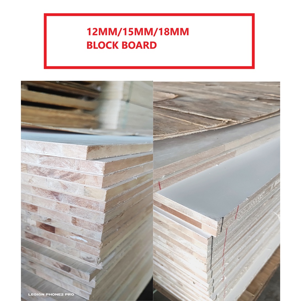 (1ft X 2ft) 12mm/ 15mm/ 18mm BLOCK BOARD 300mm X 600mm | Shopee Malaysia