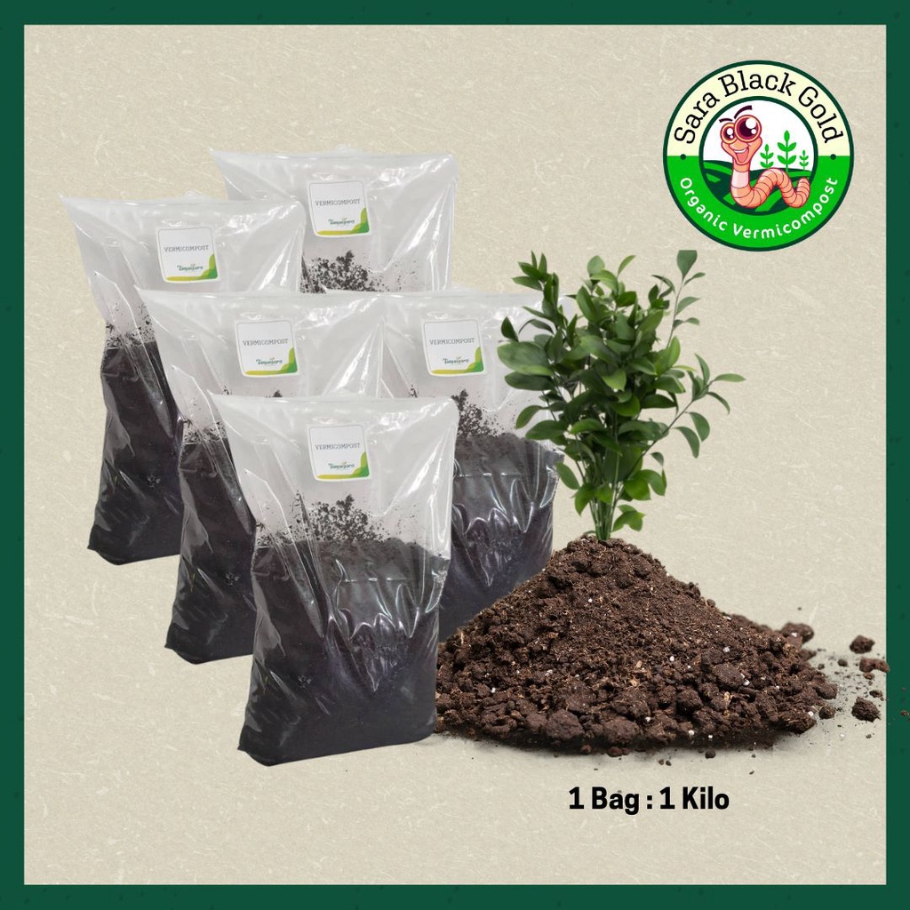 5 KG Vermicompost (Baja Tahi Cacing) | Shopee Malaysia