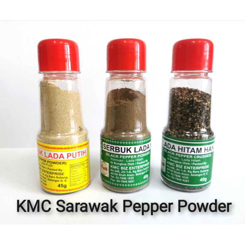 KMC Sarawak Pepper Powder (white/black/coarse) | Shopee Malaysia