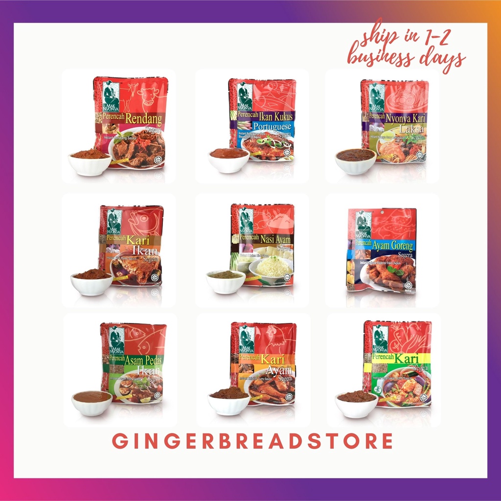 [READY STOCK] Mak Nyonya Assorte Instant Cooking Sauce for Fish ...