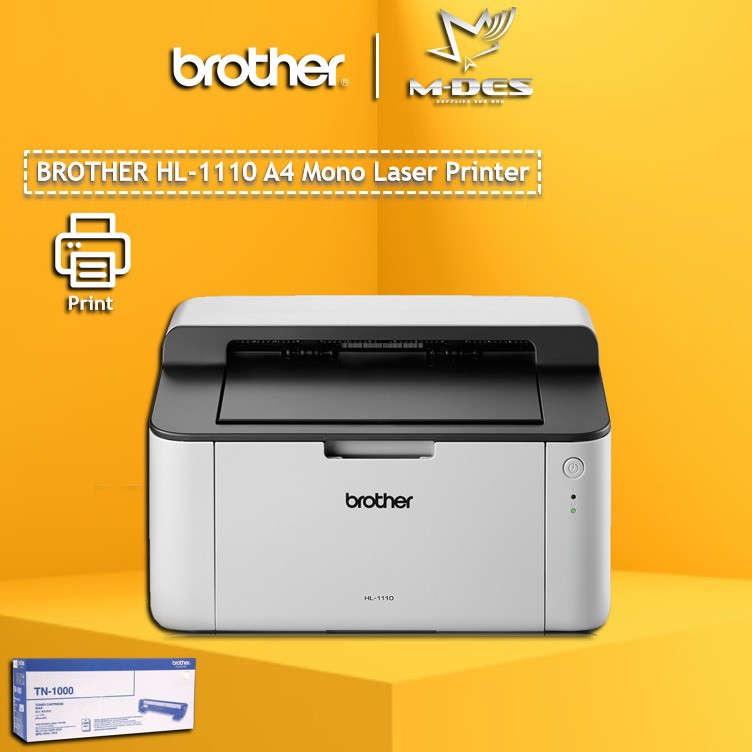 [FAST SHIP] Brother HL-1110 Monochrome Laser Printer / Brother TN1000 ...