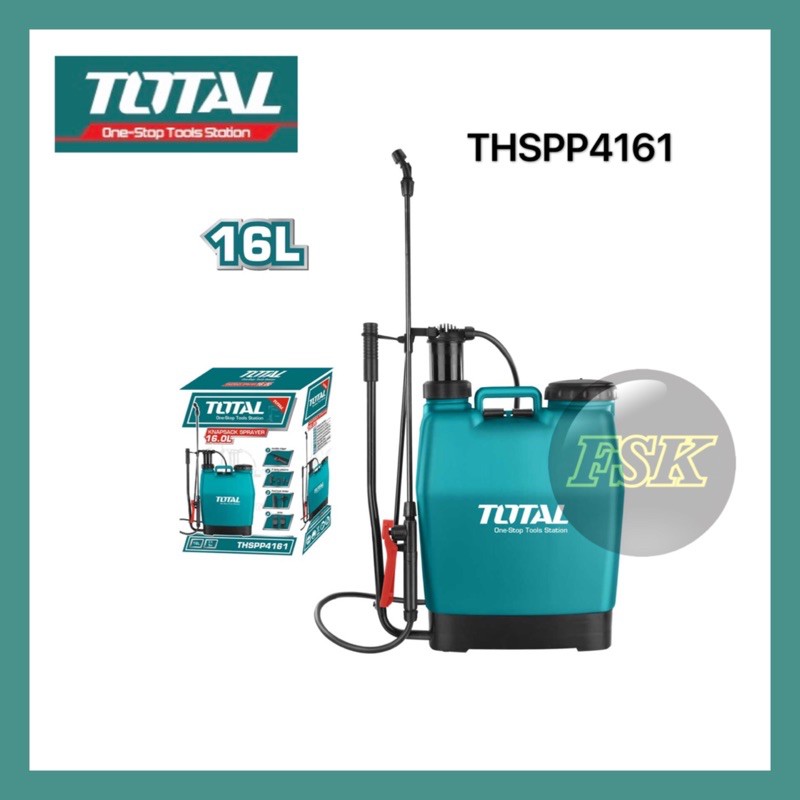 TOTAL Heavy Duty Pressure Sprayer 16L_ THSPP4161 | Shopee Malaysia