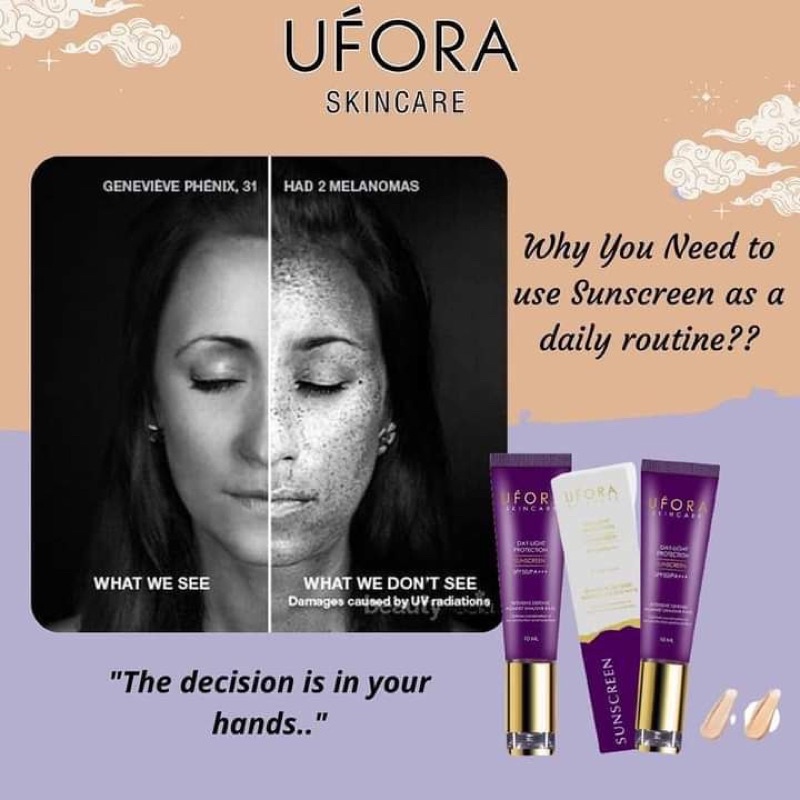 SUNSCREEN SPF50 ORIGINAL UFORA | Shopee Malaysia