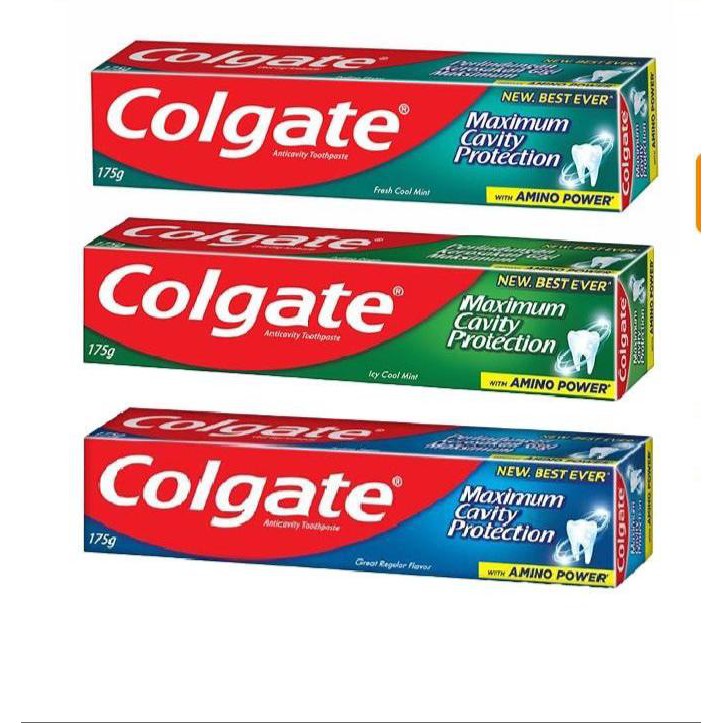 Colgate Toothpaste -Fresh Cool Mint / Regular Flavor -175g | Shopee ...