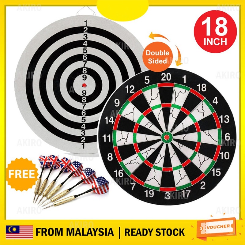 18 Inch Plastic Magnetic Dart Board Boxed Safety Children's Toy Office ...
