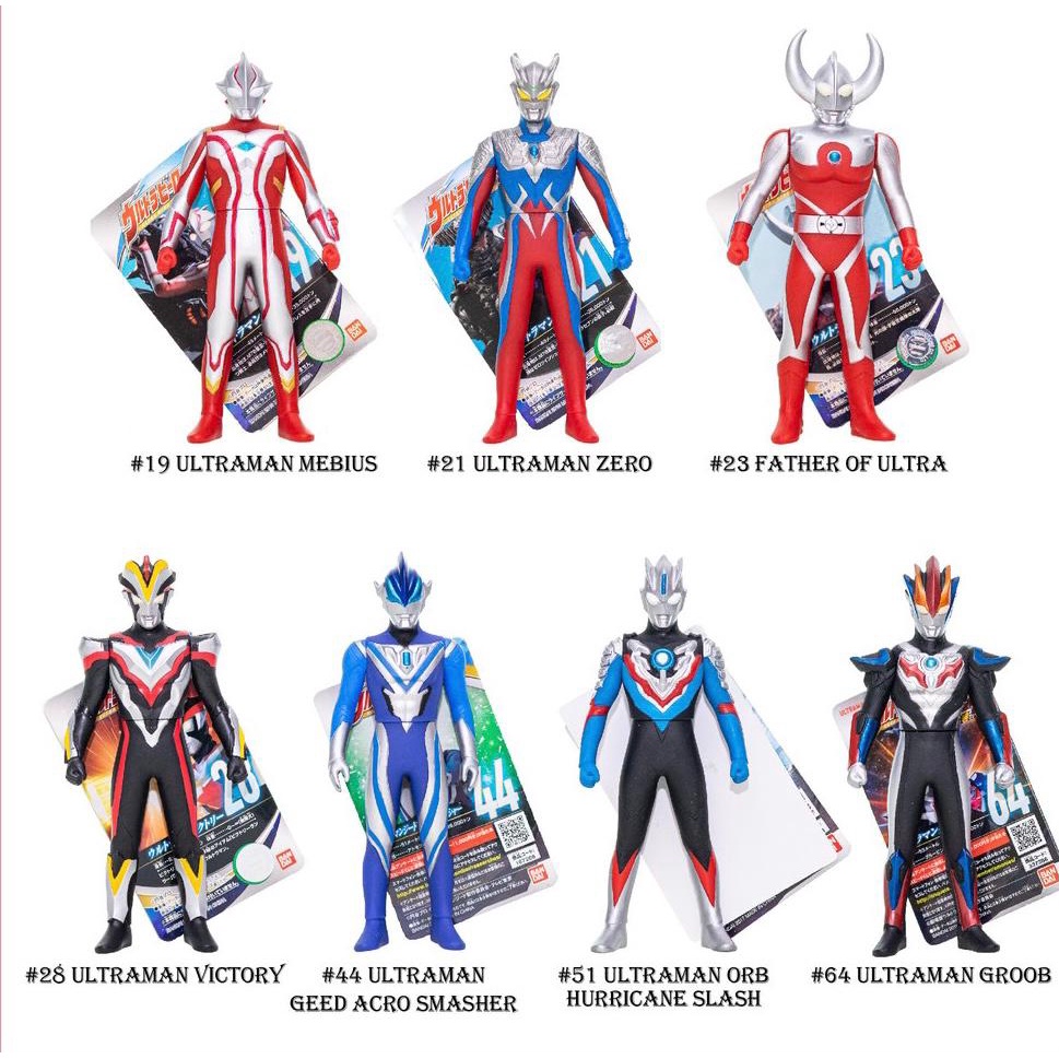 [Bandai Original] 14cm 5.5" Ultraman (Ultra Hero,Mebius, Zero,Father ...