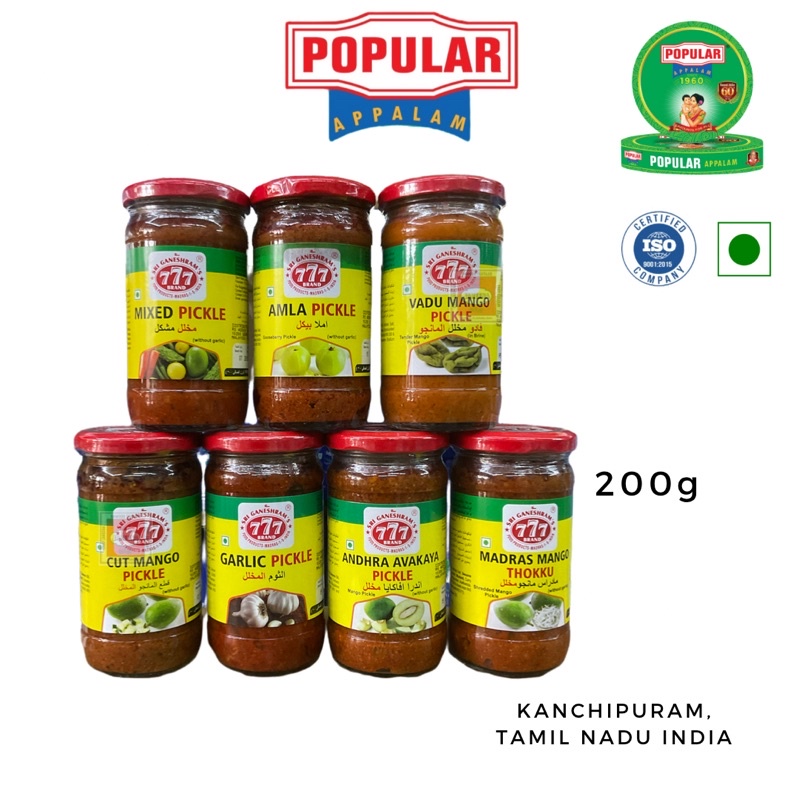 777 Spicy Pickles | South Indian Pickles | Shopee Malaysia
