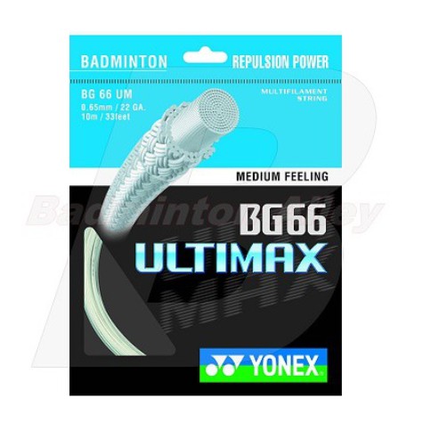 (Original) Yonex Badminton String BG66 Ultimate (Colour Randomly Pick ...