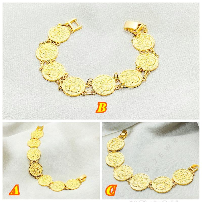 GELANG DUIT BUNGA RAYA ADA COP916 | Shopee Malaysia