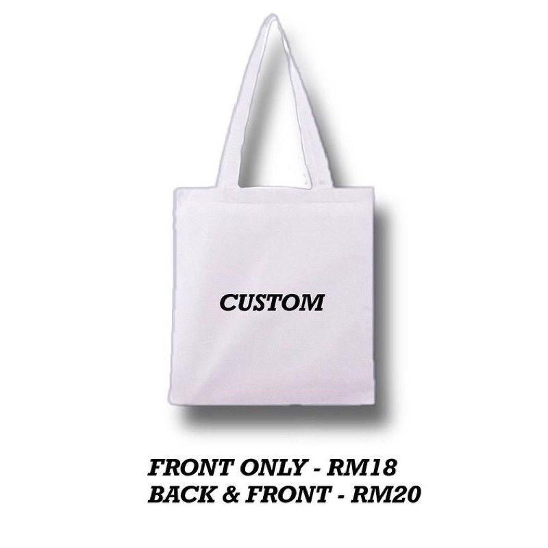 custom totebag printing | Shopee Malaysia