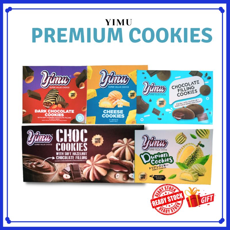 Yimu Premium Cookies(Cookies Cheese/Strawberry/Durian/Chocolate/keladi ...