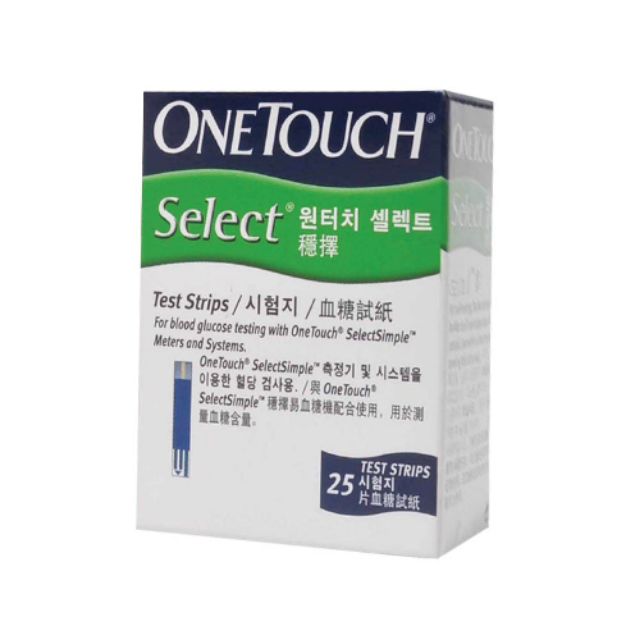 ONE TOUCH SELECT TEST STRIP 10S / 25S / TRIPLE PACK | Shopee Malaysia