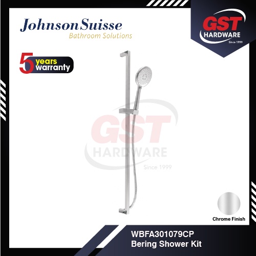 Johnson Suisse Bering Shower Kit With Hand Shower, 1.75m Flexible Hose ...