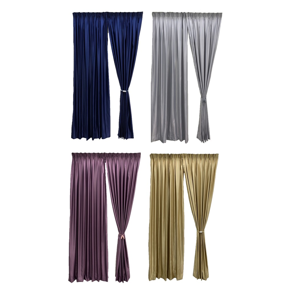 #2 Langsir Raya Hook Type Cangkuk Readymade Langsir Sliding Door ...