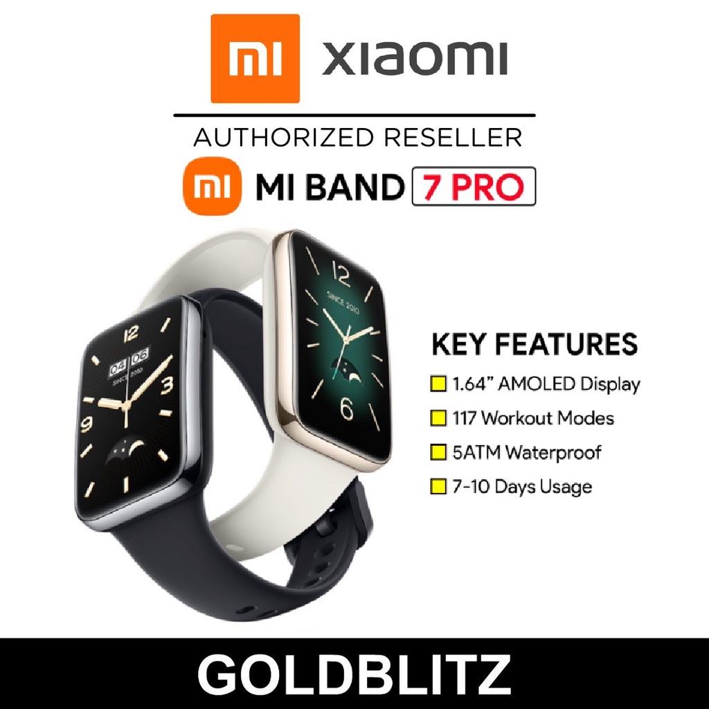 Xiaomi Mi Band 7 Pro | Smart Band 7 Pro Built-in GPS 1.64" AMOLED ...
