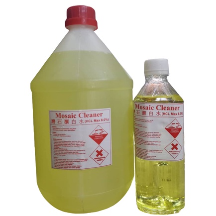 ASID KUNING / ACID PENCUCI MOSEK/ CEMENT REMOVER/ MOSAIC TILE CLEANER ...