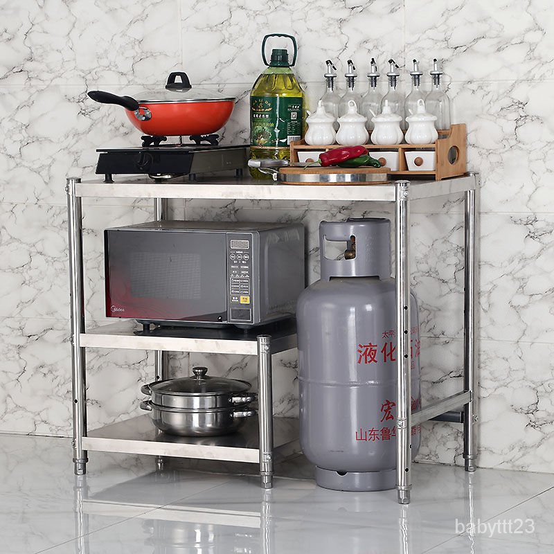 Super Hot-Gas Cooker Frame Stainless Steel Kitchen Storage Rack Storage ...
