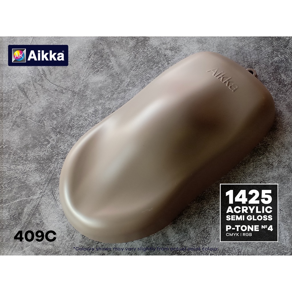 AIKKA Paint PANTONE Colour 409C / 1425 ACRYLIC SEMI GLOSS PAINT ...