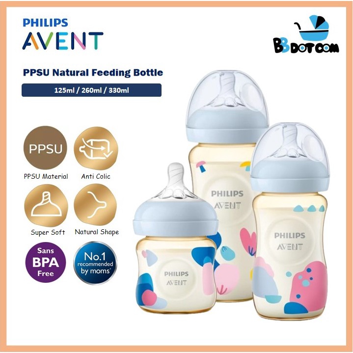 Philips Avent Botol Susu Natural PPSU Newborn Baby Feeding Bottle 4oz / 9oz / 11oz | Shopee Malaysia
