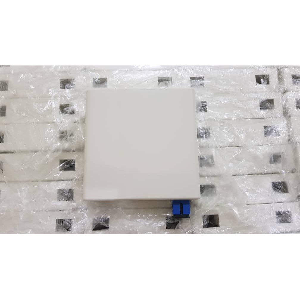 FWS Fiber Wall Socket 2 Ports FTTH Fiber Optic Terminal Box Indoor ...