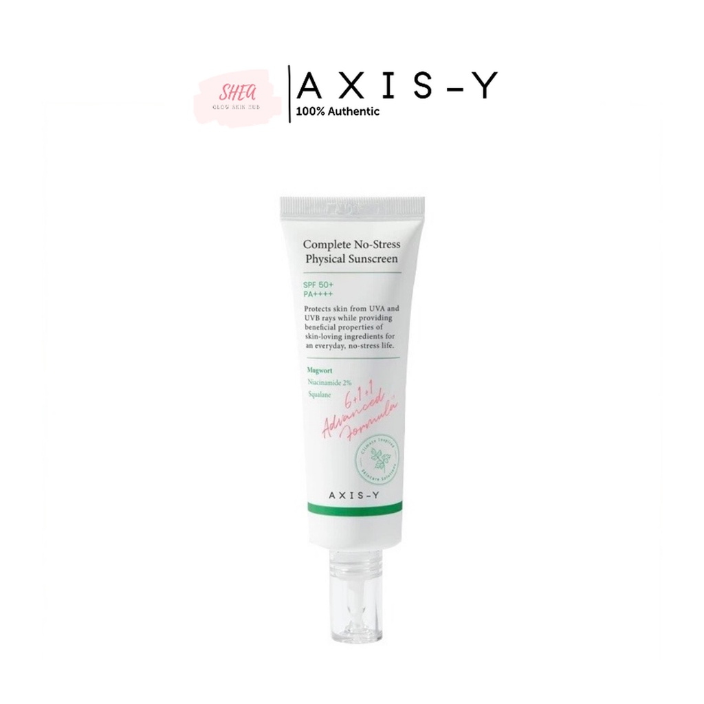 AXIS-Y Complete No-Stress Physical Sunscreen SPF50 (50ml) | Shopee Malaysia