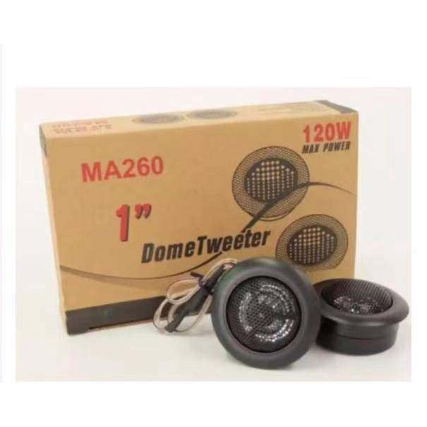 Car Twitter Tweeter Twiter 2pcs MA260 AUDIO 1'' 120W Titanium Dome ...
