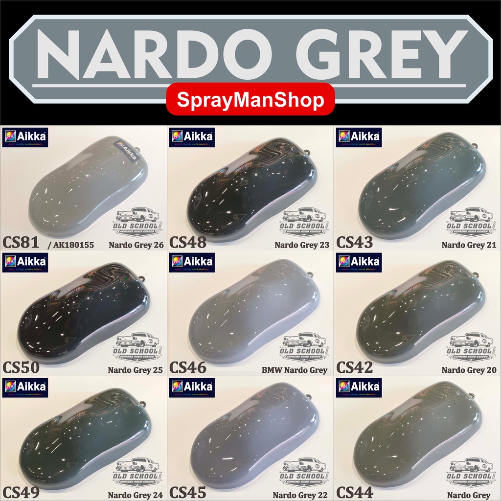 Nardo Grey Colour Series 2K Basecoat Auto Refinish Paint | Shopee Malaysia