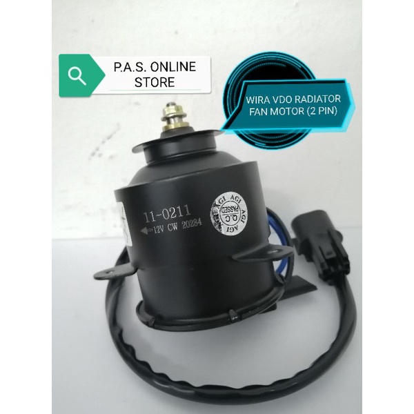 WIRA/SATRIA "VDO" 2 PIN RADIATOR FAN MOTOR COMFORT | Shopee Malaysia