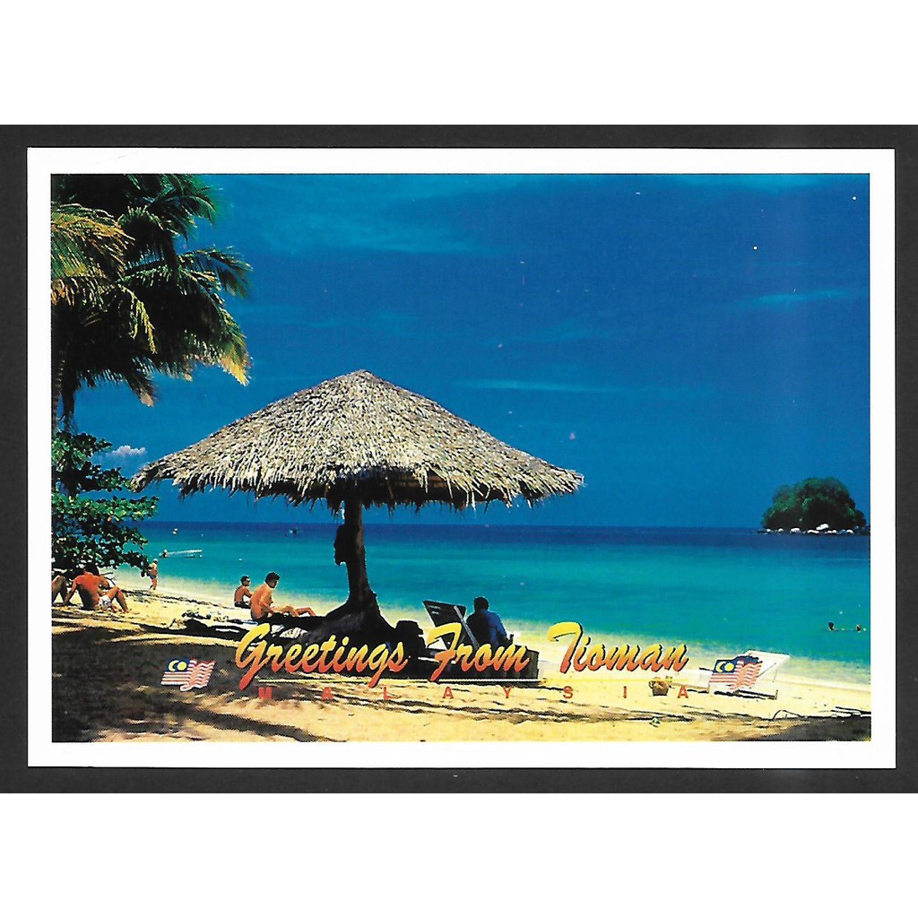 Malaysia Postcard - Tioman Island Salang Beach Fronting Berjaya Tioman ...