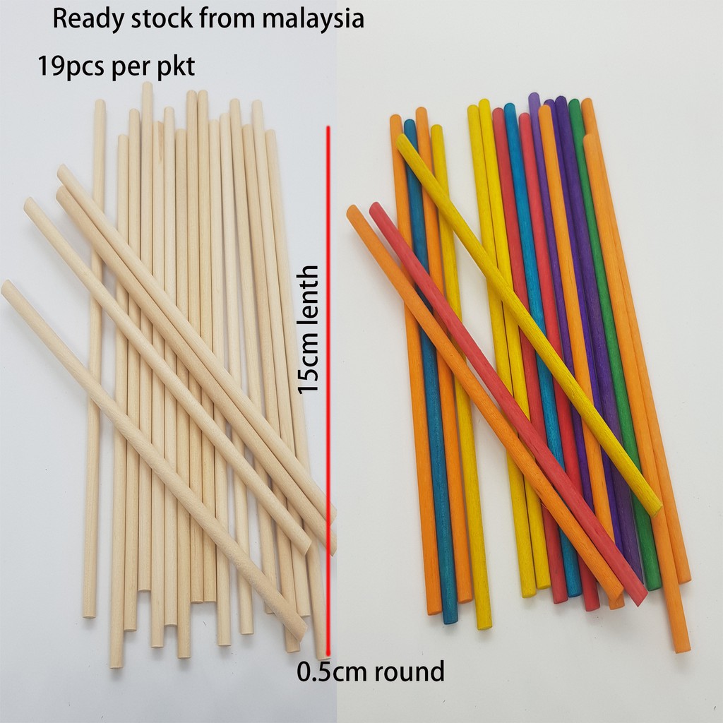 round popsicle stick/round pine wood stick/round ice cream stick ...