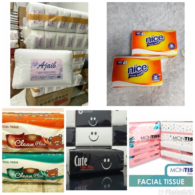 Various Kinds Of Tissue Tissue Various Tisu / Facial Tissue / Facial ...