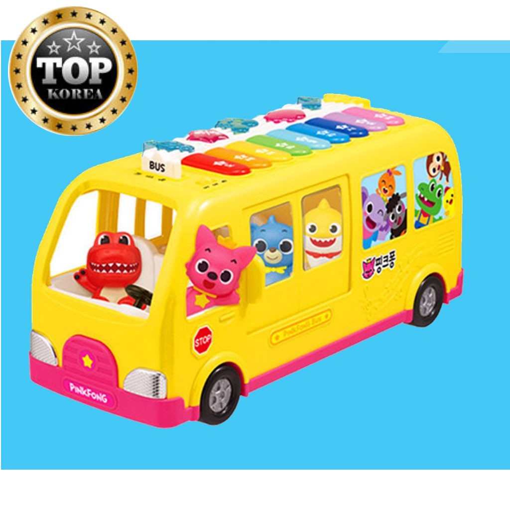 [Pinkfong] Piano Bus Pink Fong [Shipping from Korea] | Shopee Malaysia