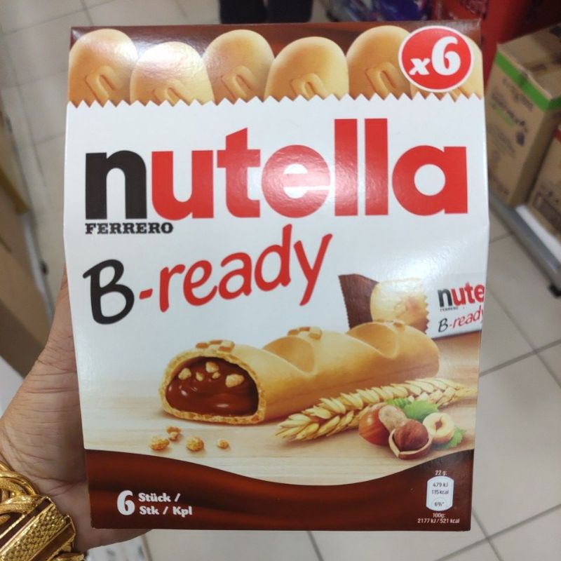 Nutella B -ready T6 132gram -Expired 2/4/2023 | Shopee Malaysia