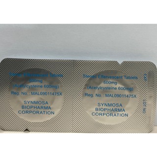 Stenac Effervescent Ubat Pecah Kahak Lega Batuk 600mg 2 tablets ...