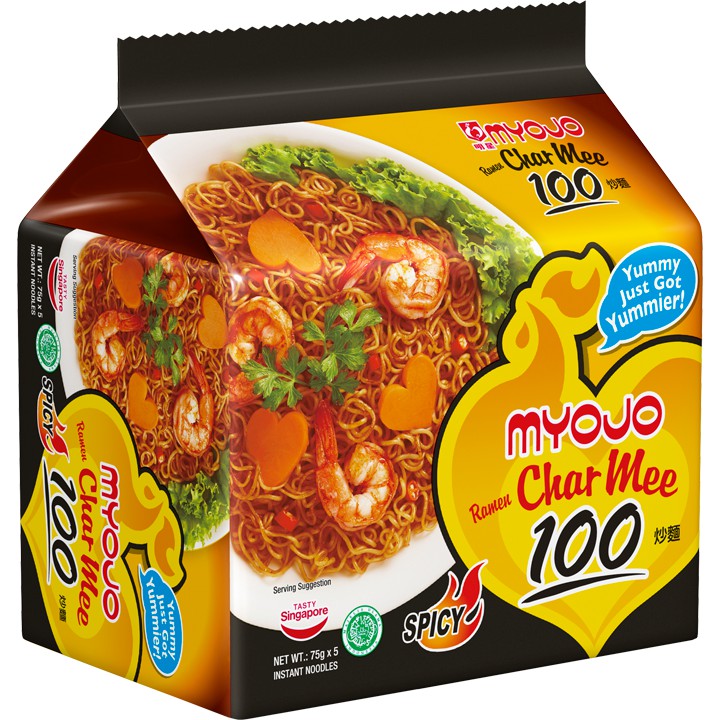 Myojo Ramen Char Mee Instant Noodle 5x75g [HALAL] | Shopee Malaysia