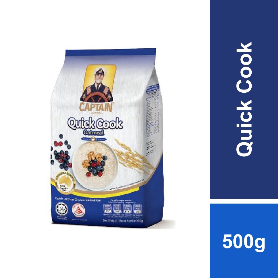 Captain Oats Fp Quick Cook 500g | Shopee Malaysia