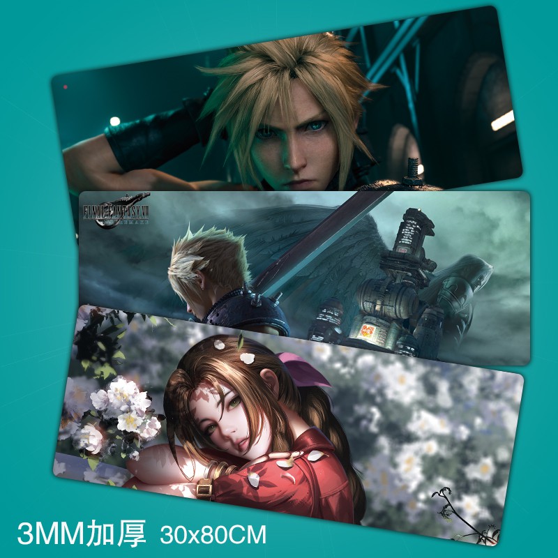Final Fantasy 7 Remake Peripheral Mouse Pad Claude Tifa Table Mat ...