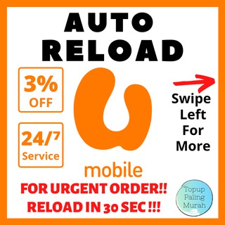 u mobile top up - Prices and Promotions - Jul 2022 | Shopee Malaysia