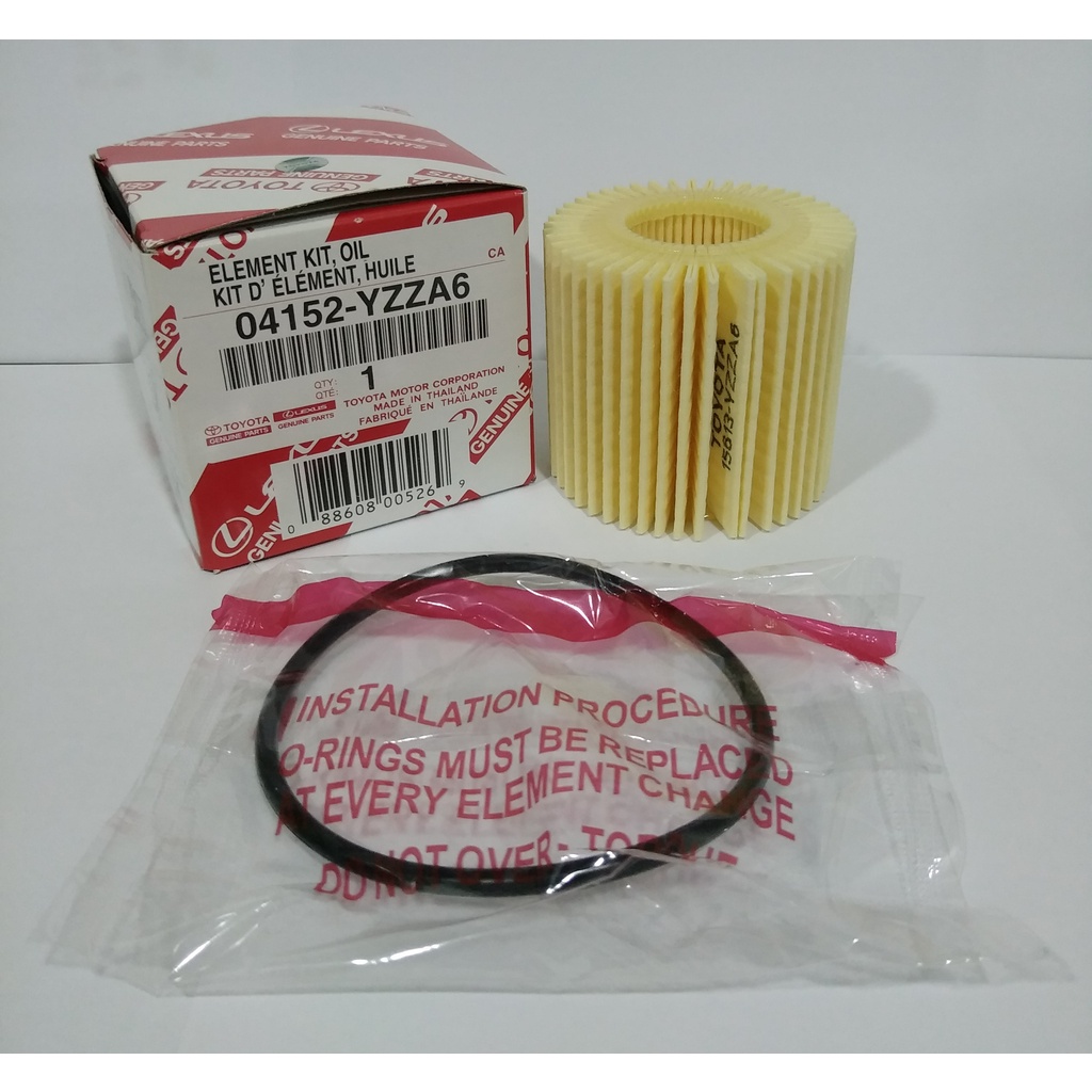 LEXUS TOYOTA ENGINE OIL FILTER (04152-YZZA6 / 04152-37010 / 04152-40060 ...