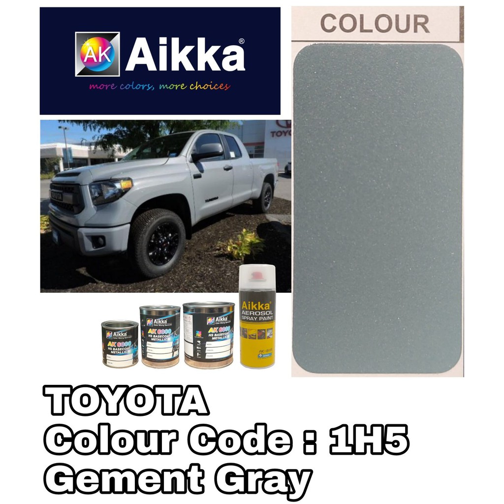 TOYOTA 1H5 GEMENT GRAY - Aikka Oem Factory Colour | Shopee Malaysia