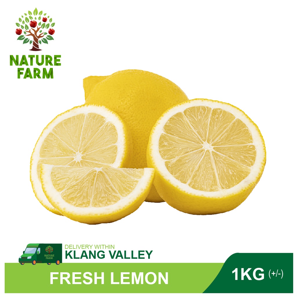 Nature Farm Fresh Lemon / Limau Segar (1KG/PKT) | Shopee Malaysia