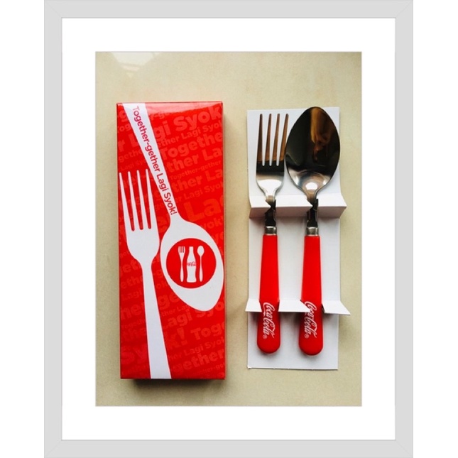 Coca-Cola (2012) Spoon & Fork | Shopee Malaysia