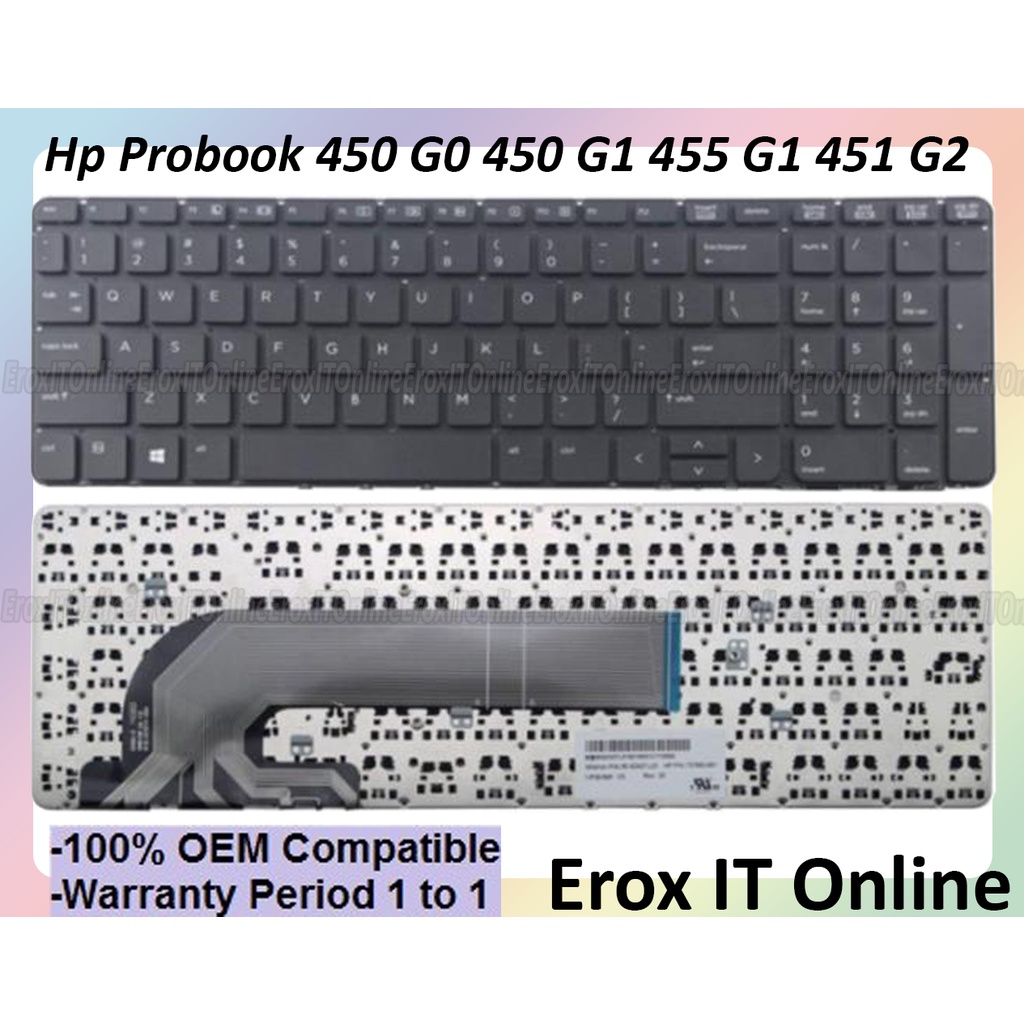 Hp Probook 450 G0 450 G1 450 G2 455 G1 455 G2 Series Laptop Keyboard | Shopee Malaysia