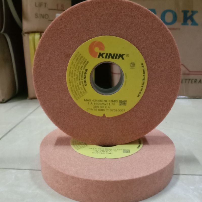 Kinik Grinding Stone 6 Inch 38A grade 80 150x25 x 31.75 60 kv | Shopee ...