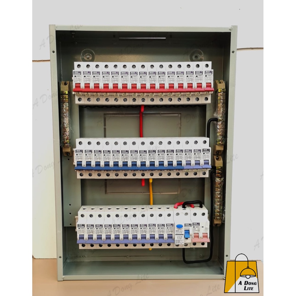 🔹Full Set 1Phase Metal DB🔹 MAXGUARD FULL SET METAL CLAD SINGLE PHASE 63A DB BOX 30WAY/36WAY /45 ...